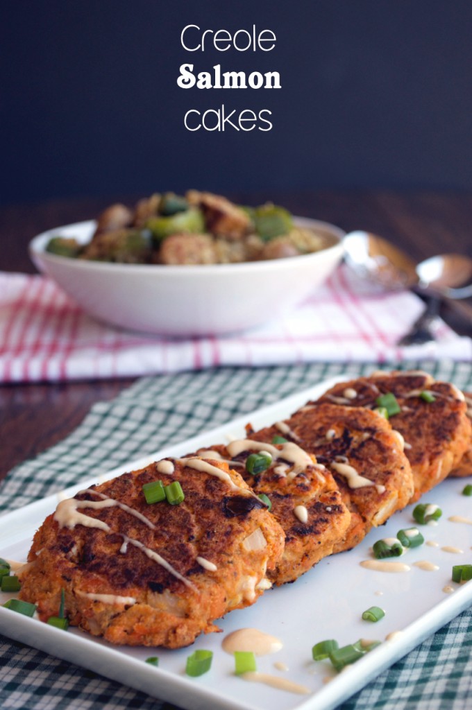 Creole Salmon Cakes | Plaid & Paleo