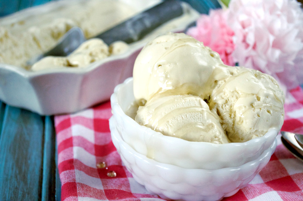 Sea Salt & Honey Ice Cream by Clean Eating with a Dirty Mind | Plaid ...